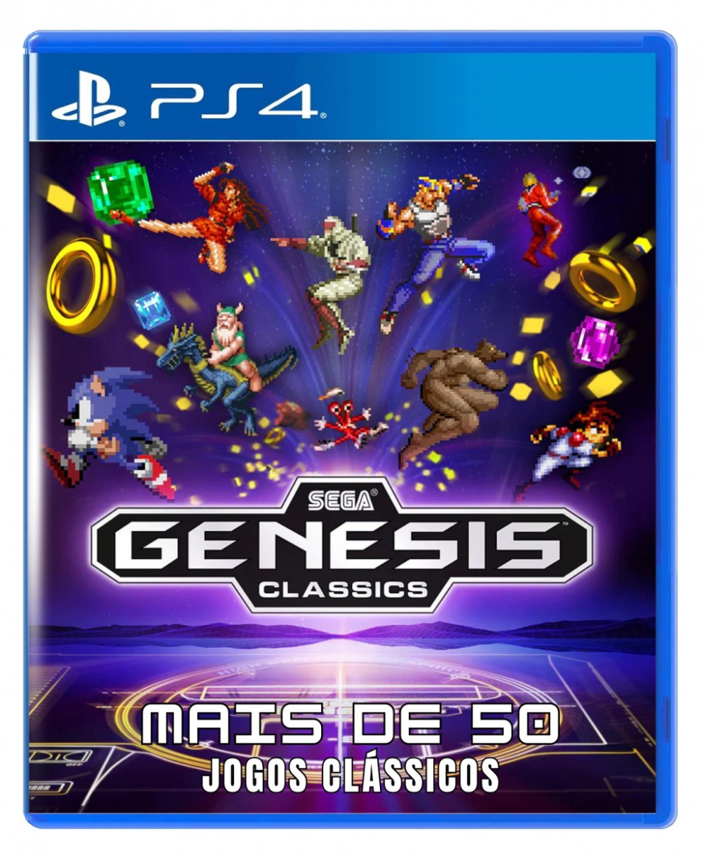 Sega Genesis Classics Para PS4 - Mídia Digital - Feira Games Digitais