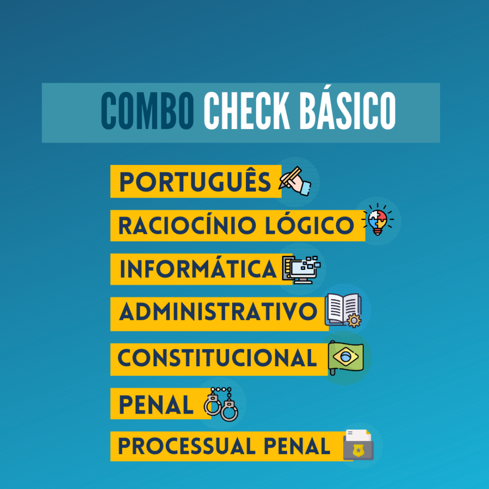 Combo Check Básico - Check Concursos