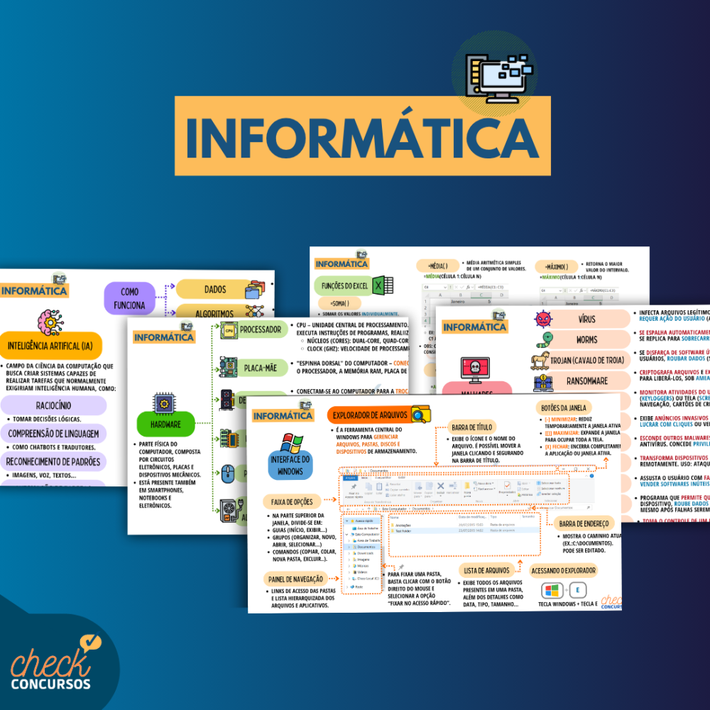 Pacote de Informática para concursos públicos - Check Concursos
