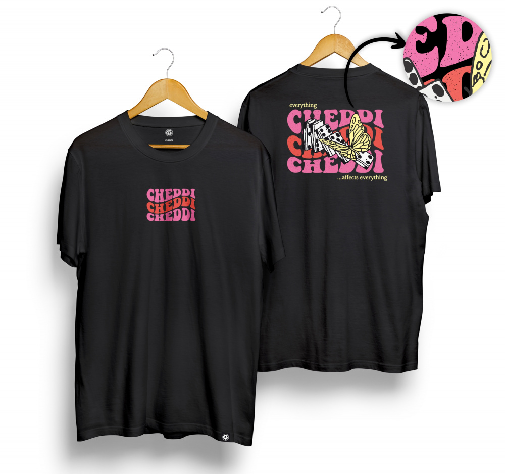 CAMISETA CHEDDI BUTTERFLY - Cheddi