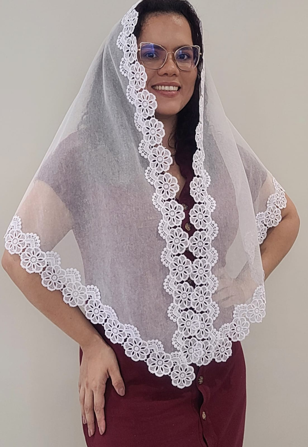 Véu Maria Luiza - Cherry Véus CCB - Cherry Véus