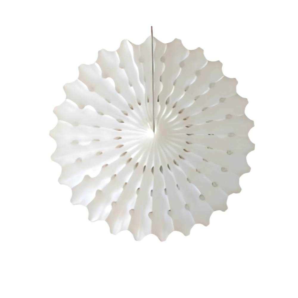 Leque De Papel Branco - Chloe Studio Art