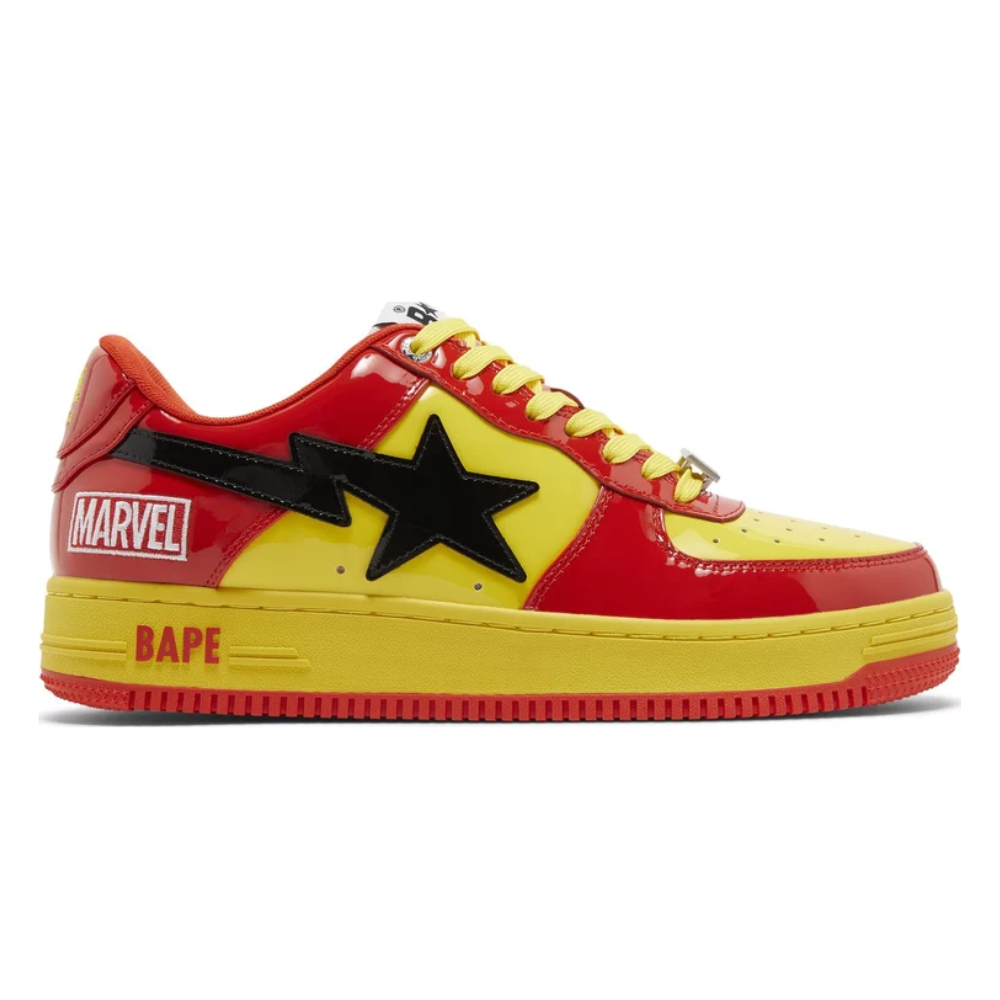 A Bathing Ape Bape Sta Marvel Comics Iron Man - CloverSneakers