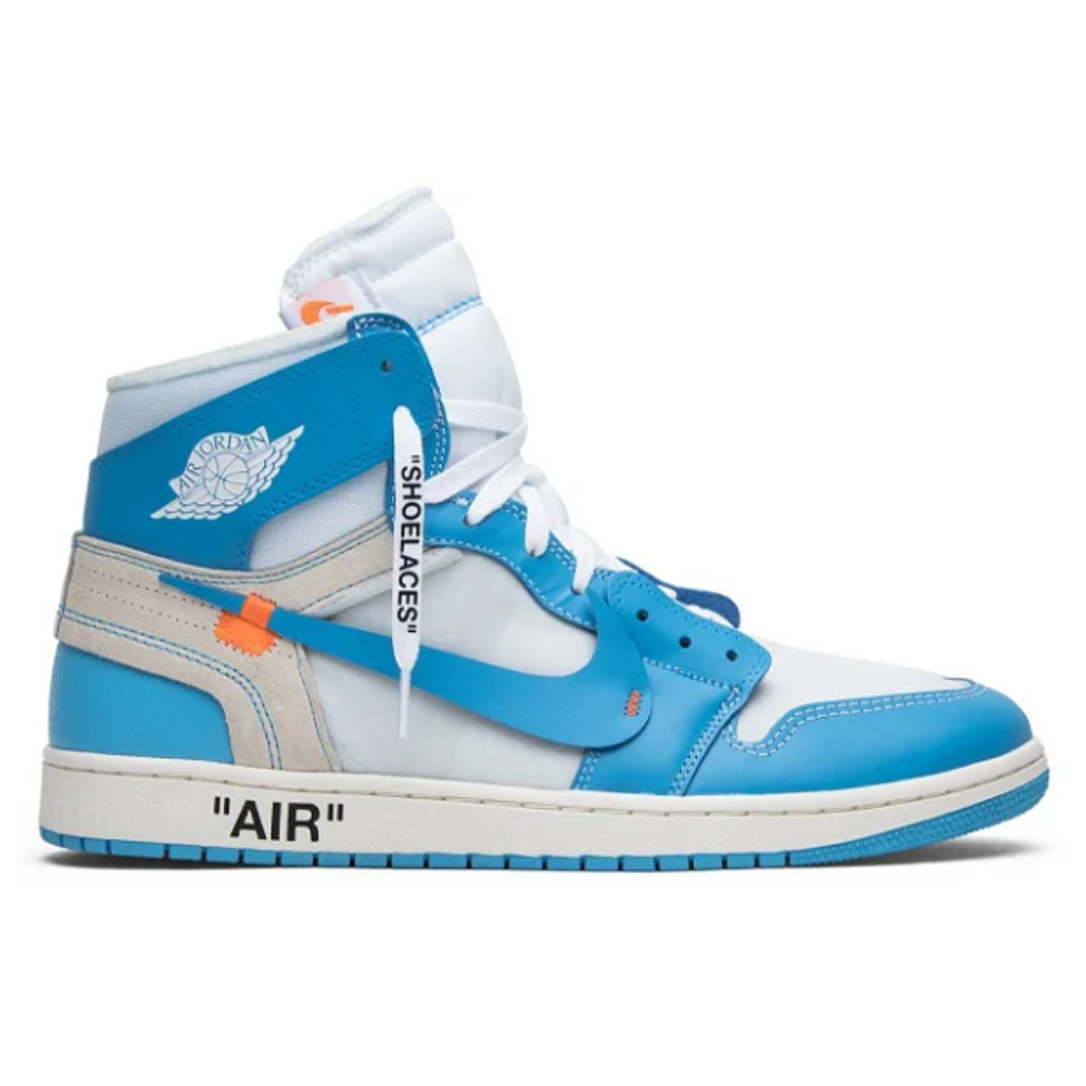 NIKE AIR JORDAN 1 HIGH OG X OFF WHITE UNC - CloverSneakers