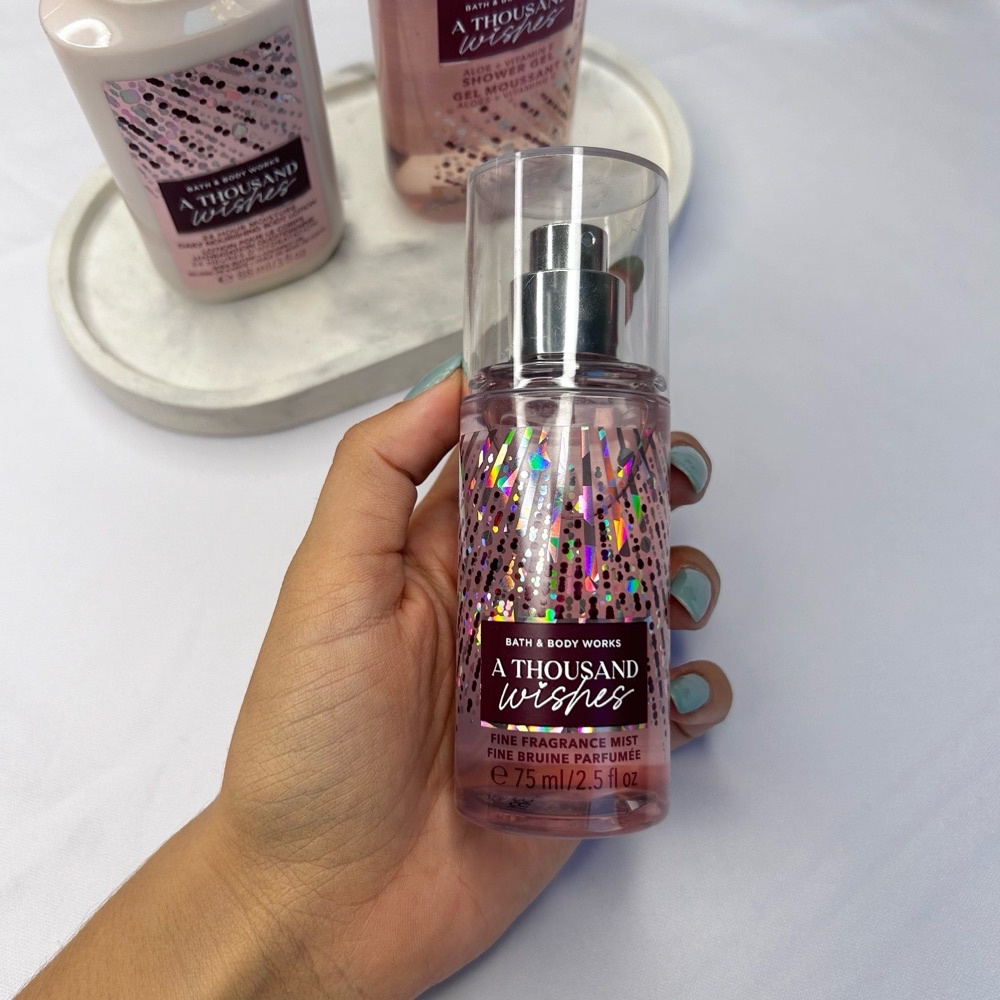 Mini Body Splash A Thousand Wishes - Bath & Body Works - 75ml - Colibri ...