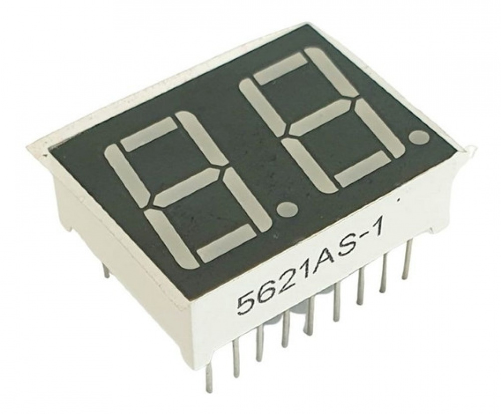 CC - Display Led 7 Segmentos 2 dígitos 0,56" Cátodo Comum - Componente ...