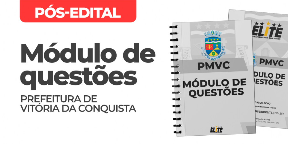 Módulo de Questões PMVC Geral (Impresso) - Loja Elite