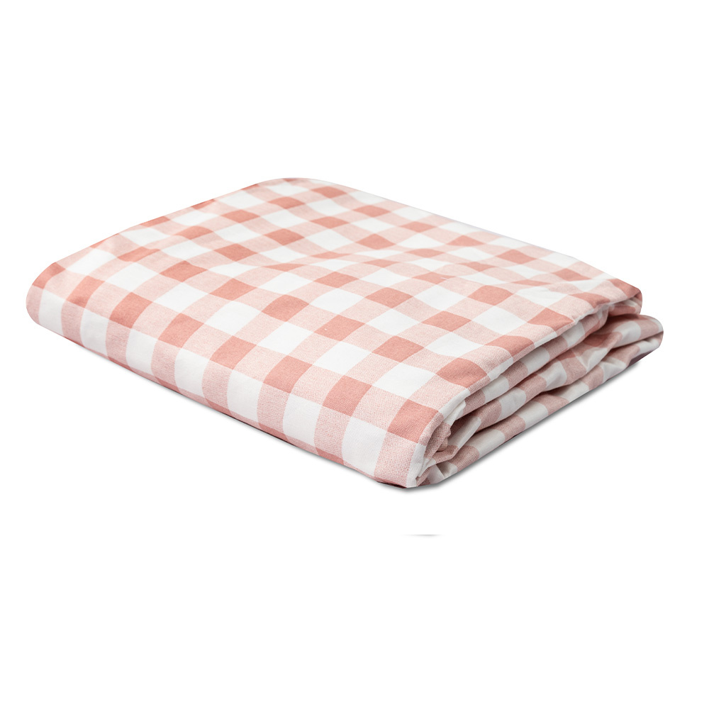 Jogo de Lençol 2 Peças Mini Cama Percal 200 Fios 100% Algodão Xadrez ...