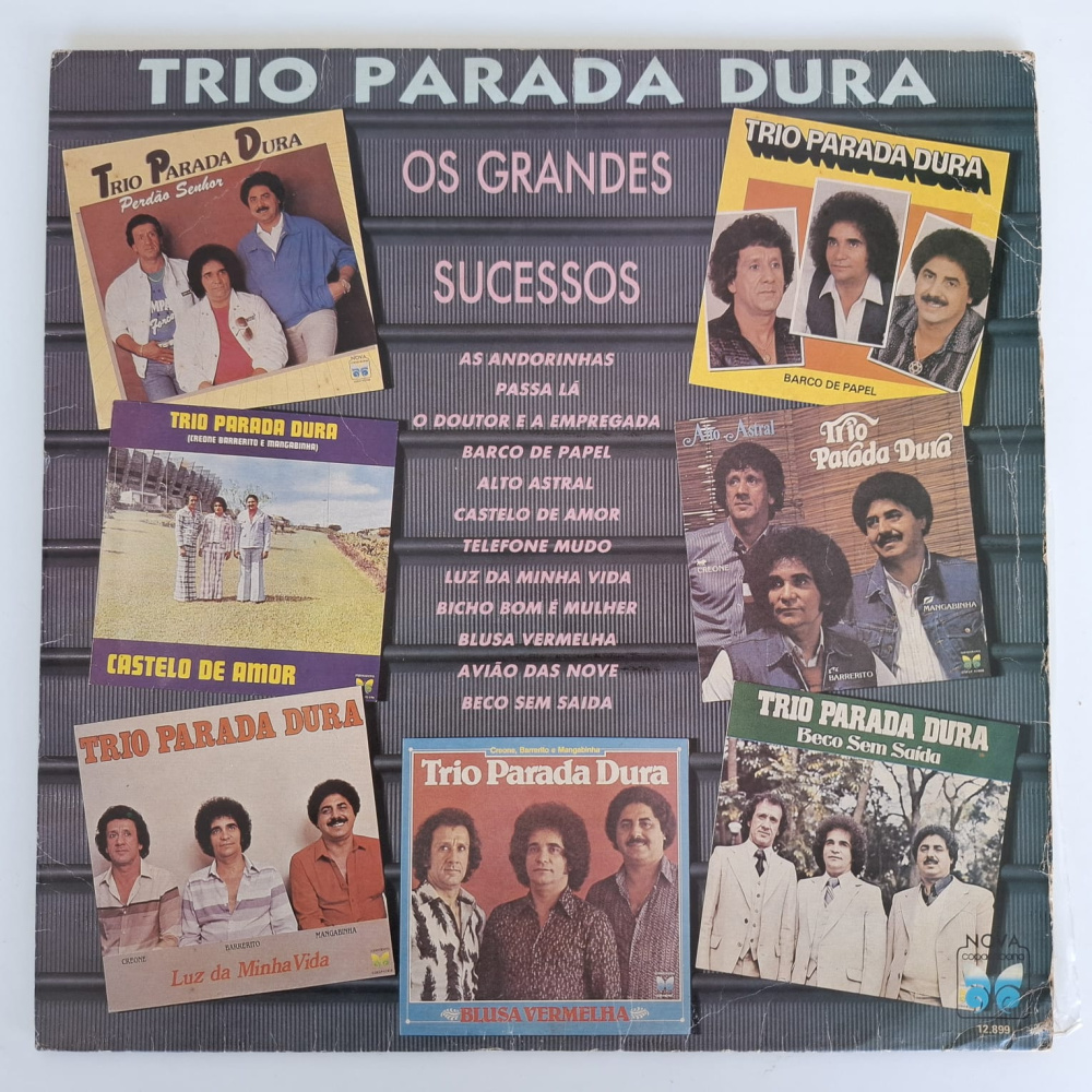 Trio Parada Dura - Os Grandes Sucessos - 1987 (Disco de Vinil - LP ...