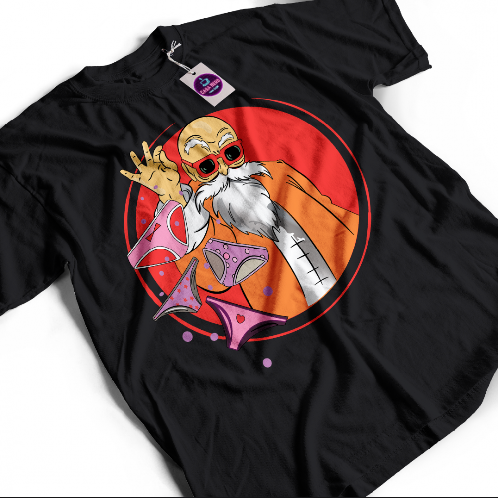 Camiseta T-Shirt Dragon Mestre Tartaruga Animê - Casa Nerd com Café