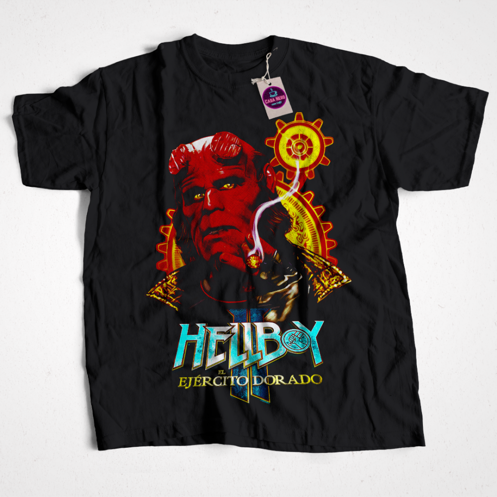 Camiseta T-Shirt Hell Child Cinema Heróis e Quadrinhos - Casa Nerd com Café