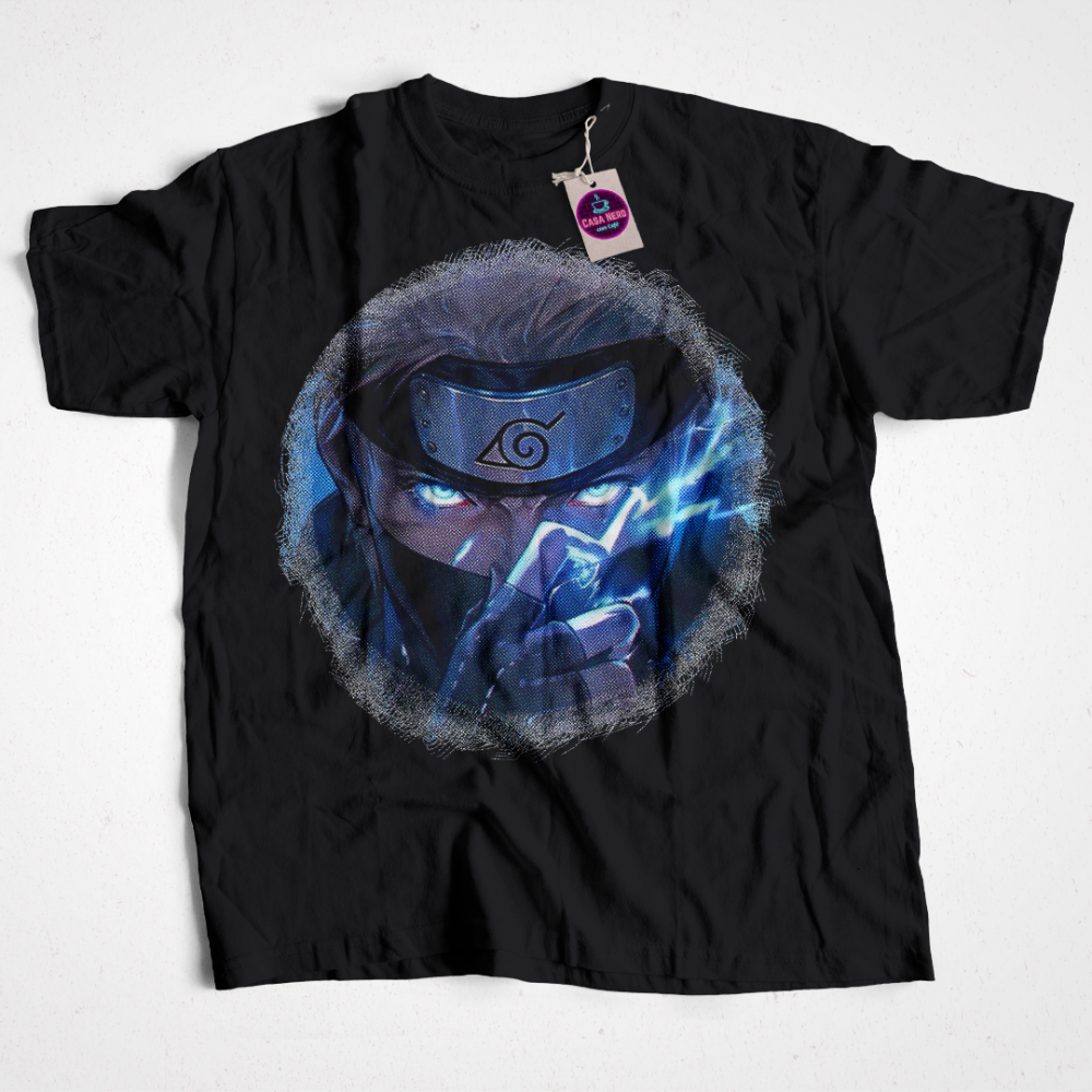 Camiseta T-Shirt Sensei Ninja Uzumaki da Folha Animê - Casa Nerd com Café