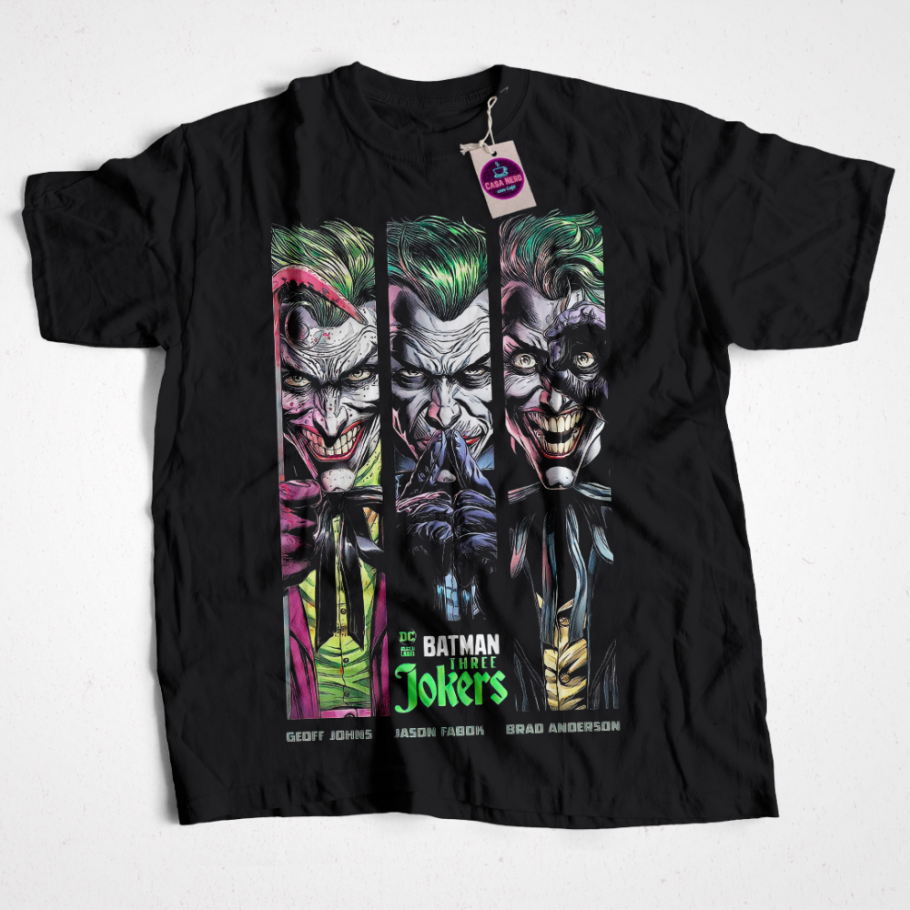 Camiseta T-Shirt The Joker Trio de Palhaços Heróis e Quadrinhos - Casa ...