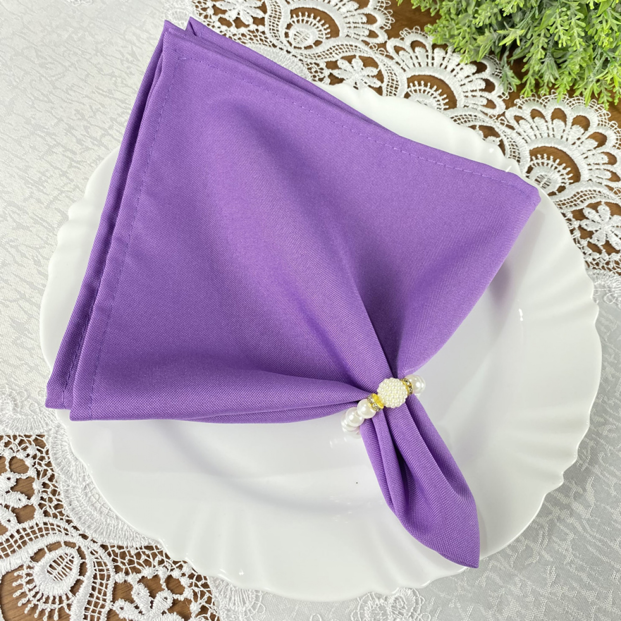 Guardanapo de Boca Oxford Avulso - Crochê Vitória