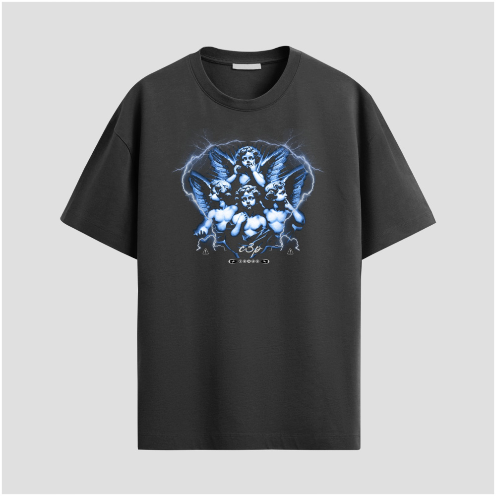 CAMISETA OVERSIZED ANGEL - CRONOS x 3PILETICO - CRONOS x 3PILETICO
