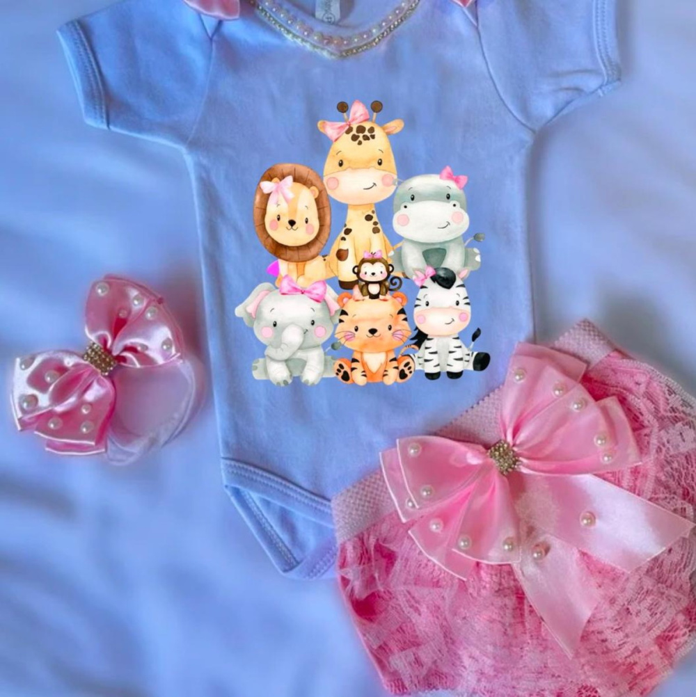 Mini Kit Safari Menina - Cutte Babby Store