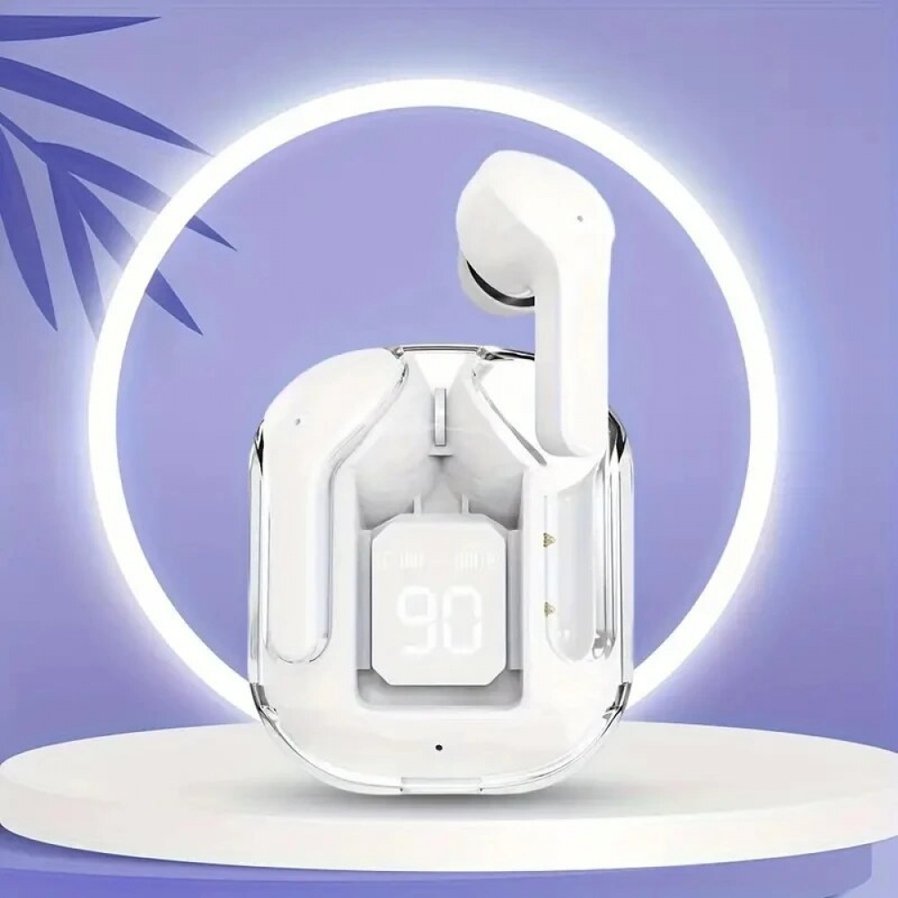 Desfrute de música sem fio com o Fone de Ouvido Bluetooth com Display ...