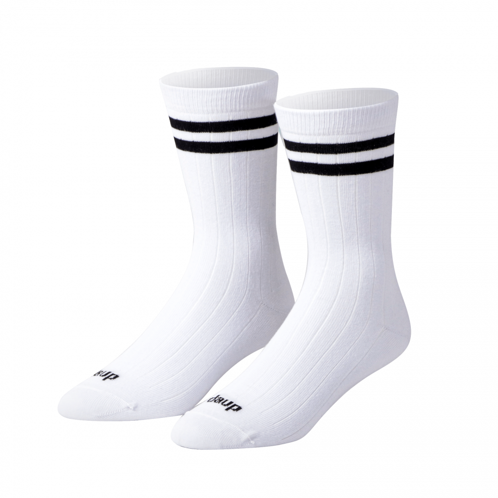 Meia Oldschool Branca - Daup - Daup Meias | Loja Oficial