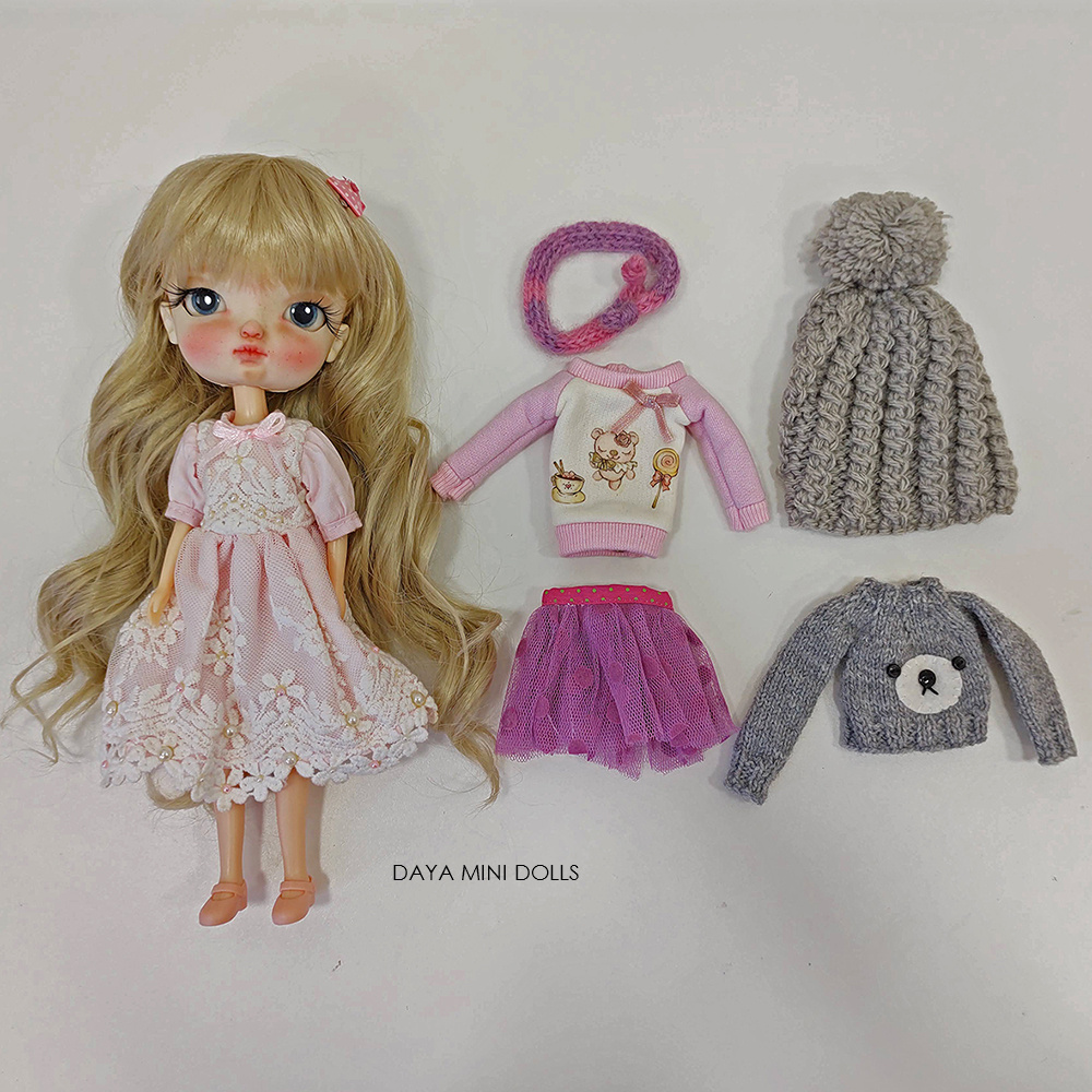 Boneca BB Girl - Custom Gabriel Silva - Daya Mini Dolls