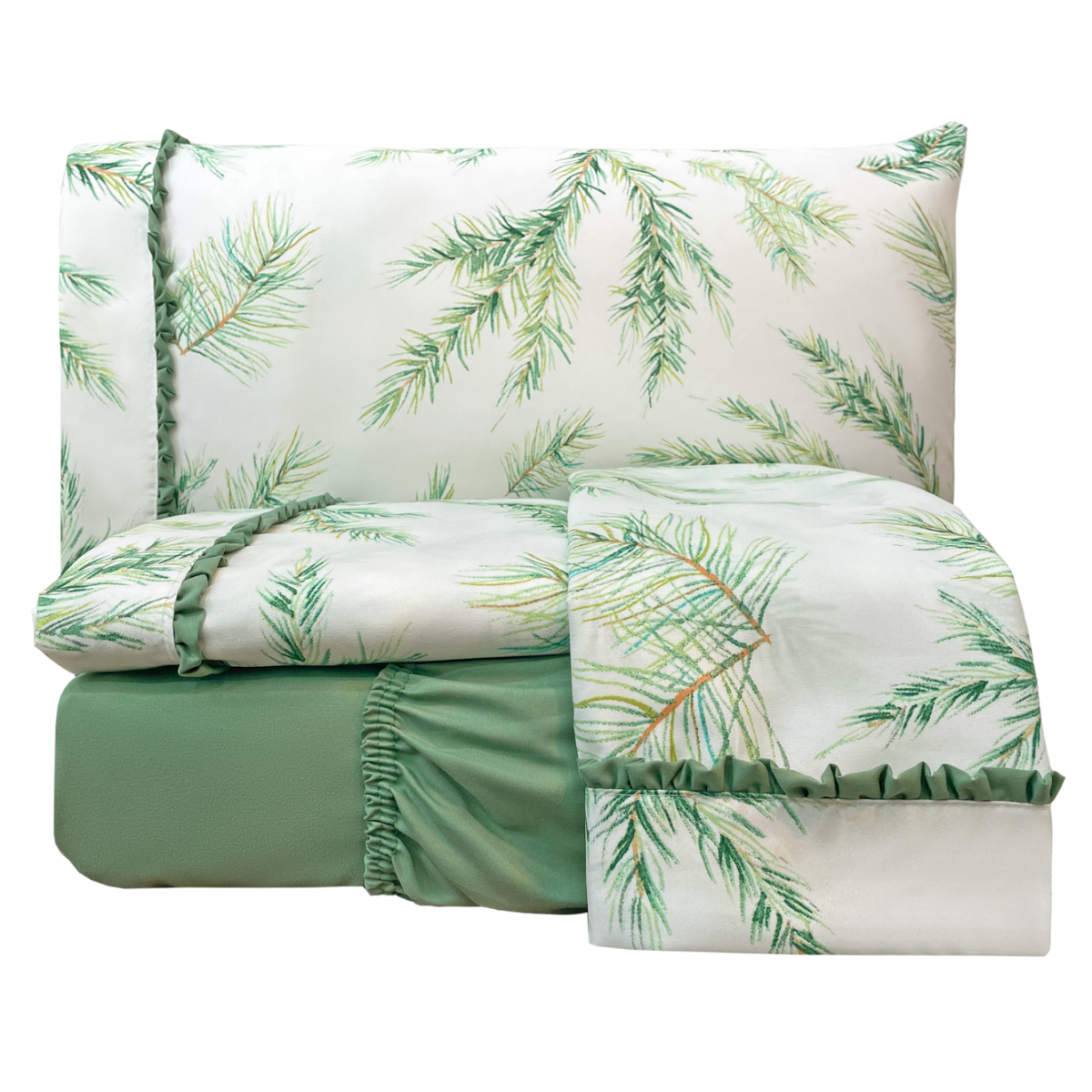 Jogo Cama Queen Percal 300 Fios Toque Macio Confort Print 04 Peças ...