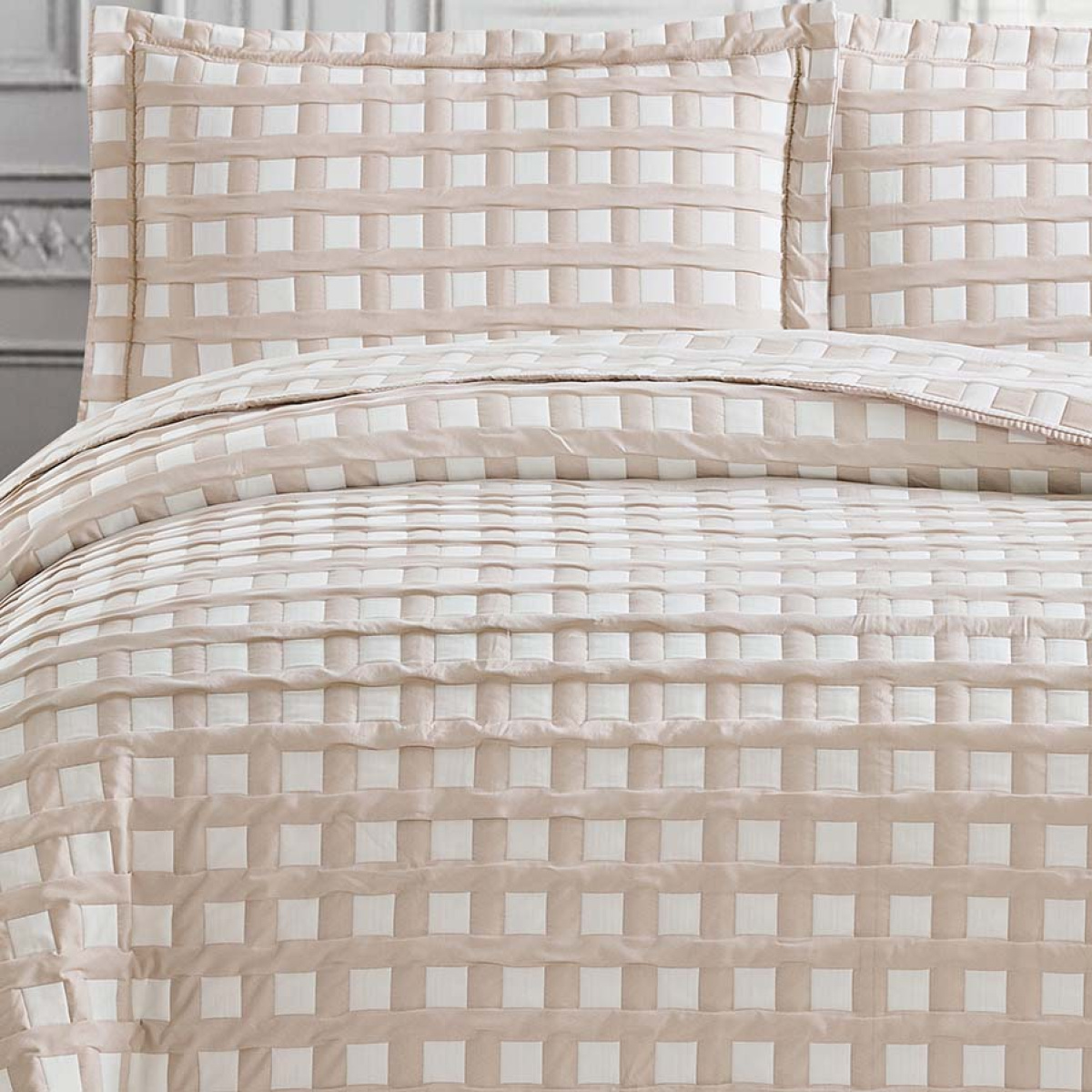 Kit Cobre Leito Premium Jacquard Super Soft Eternity Dupla Face Queen 3 ...