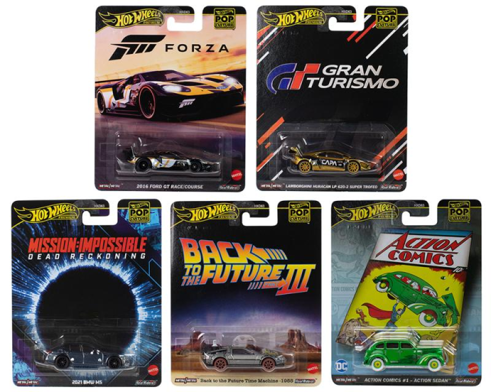 SET HOT WHEELS - POP CULTURE - HXD63 - Demerval Diecast