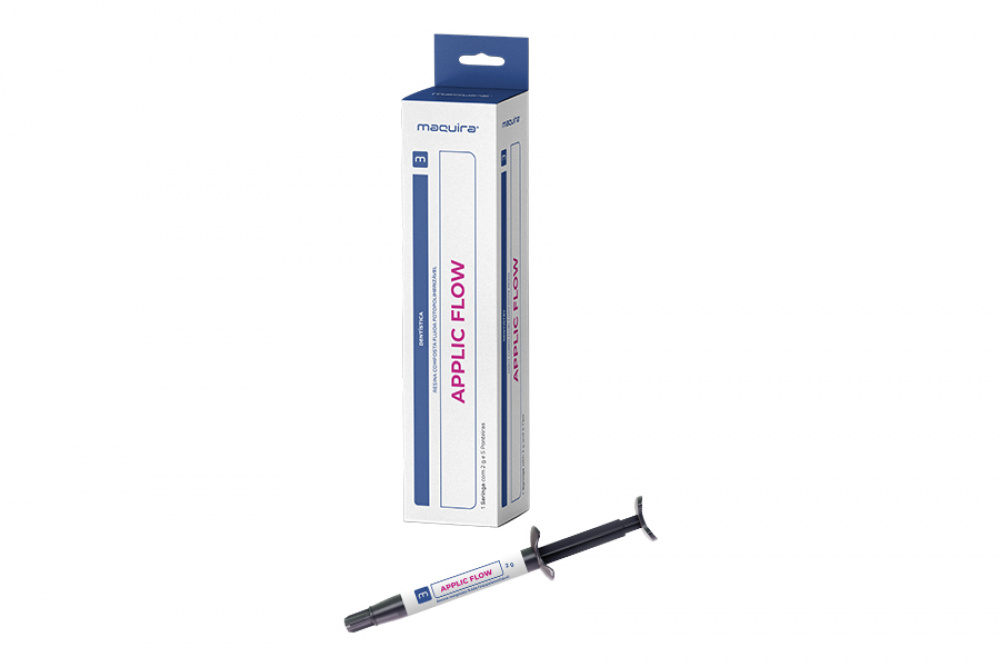 Resina composta Applic Flow seringa 2g, Maquira - Dental Legal