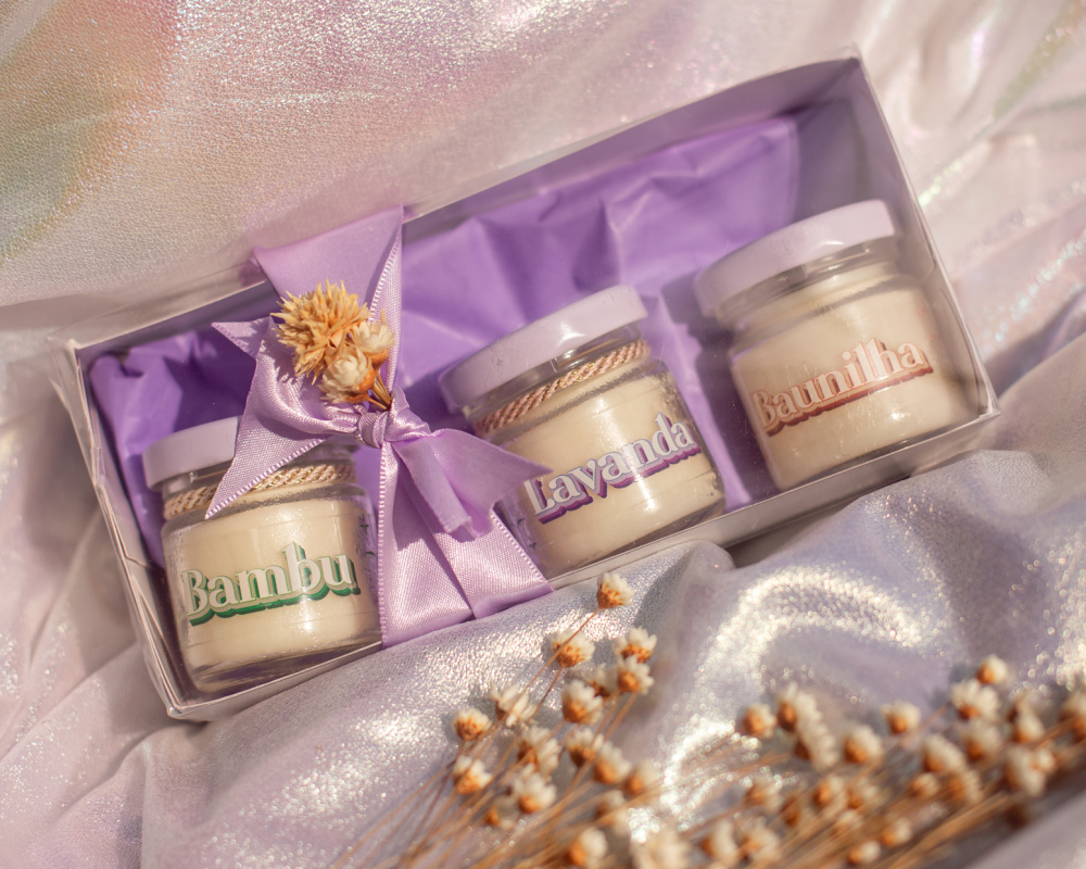 Kit Clássico | 3 mini velas 30g - desaniversário