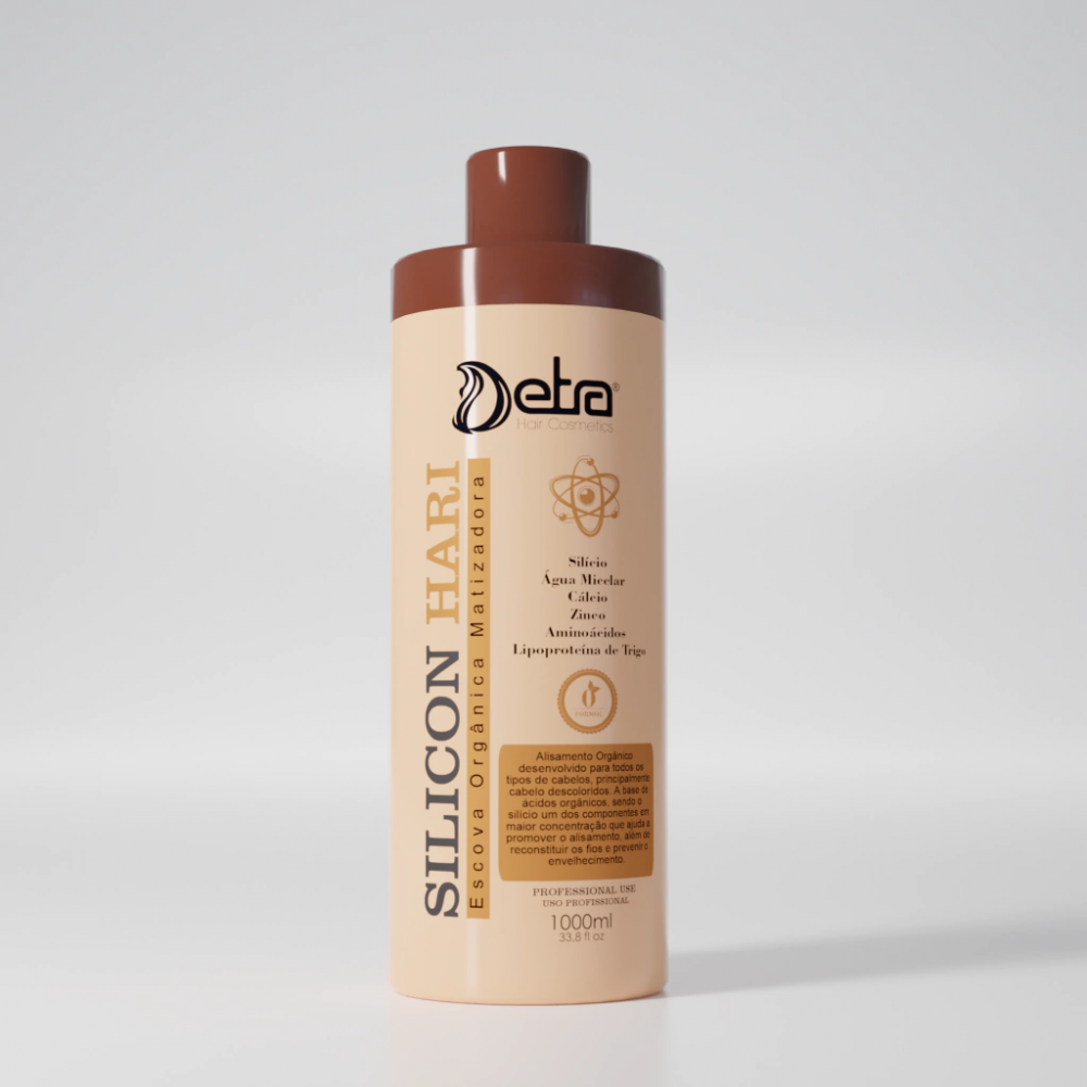 escova organica silicon hair 1l - Detra Cosmeticos