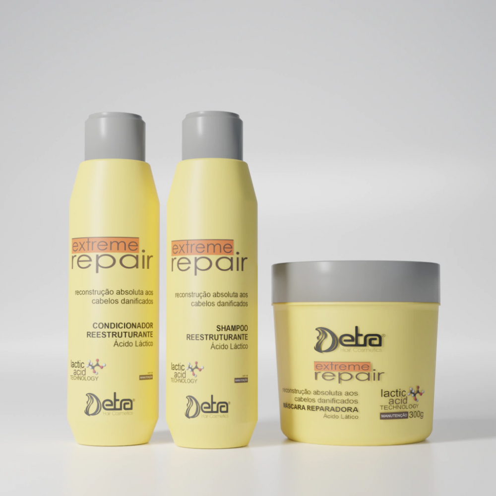 Kit extreme repair 1,5l profissional - Detra Cosmeticos