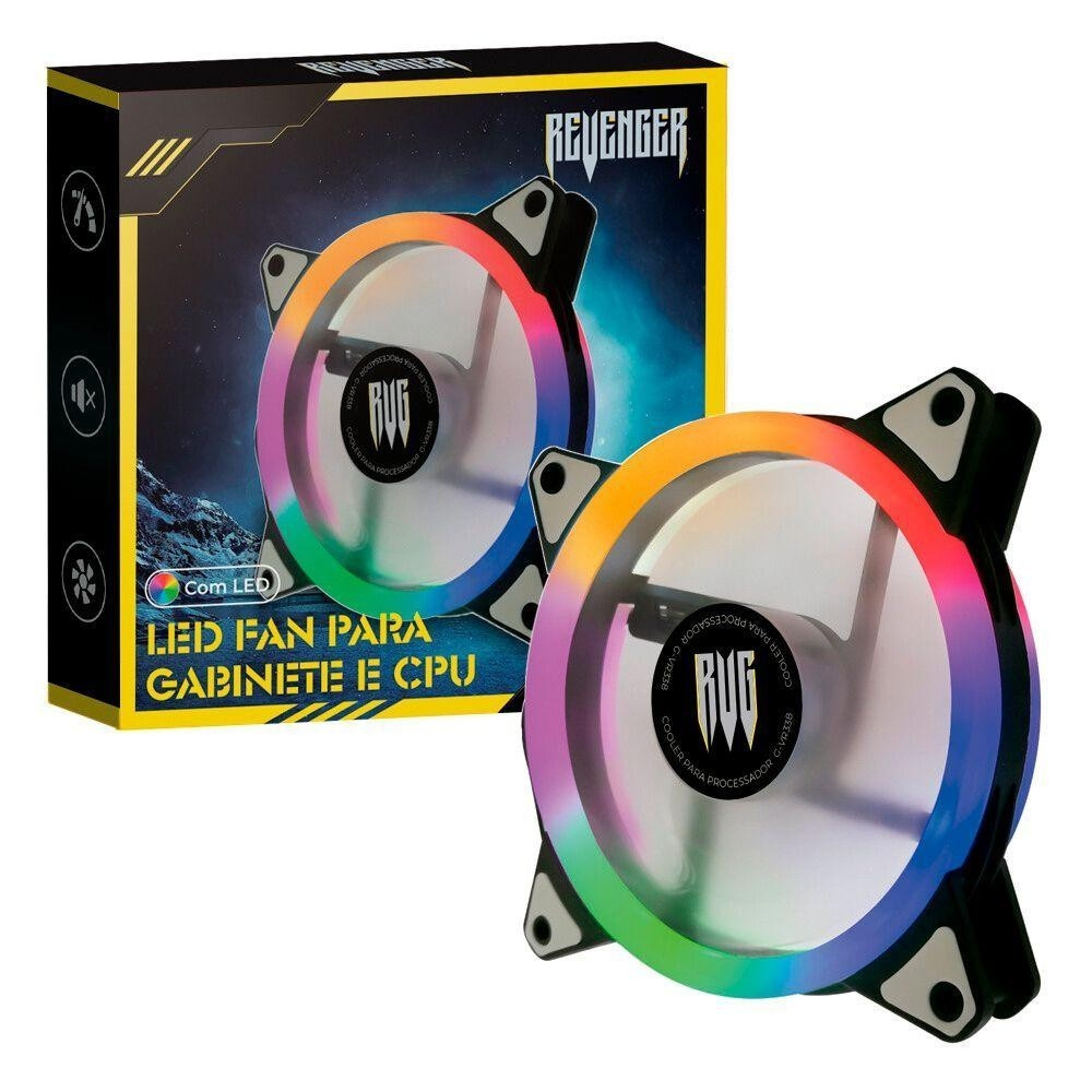 Cooler Fan RGB 120mm para Gabinete - Revenger - Dexi Store
