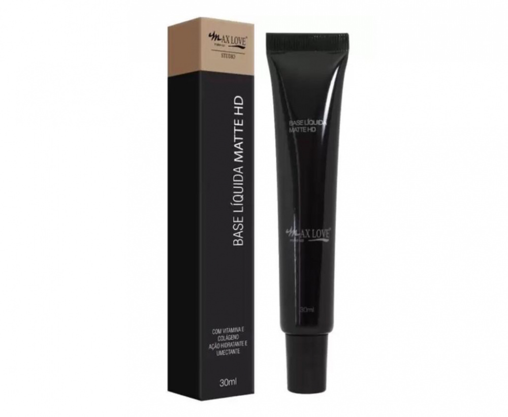 Base Líquida Matte Max Love HD 30ml - Diamante Beauty