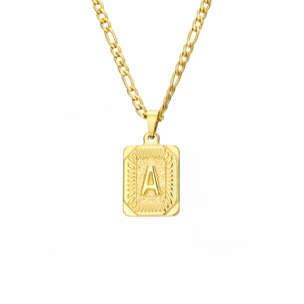 Colar com Inicial Dourada - Divinuss