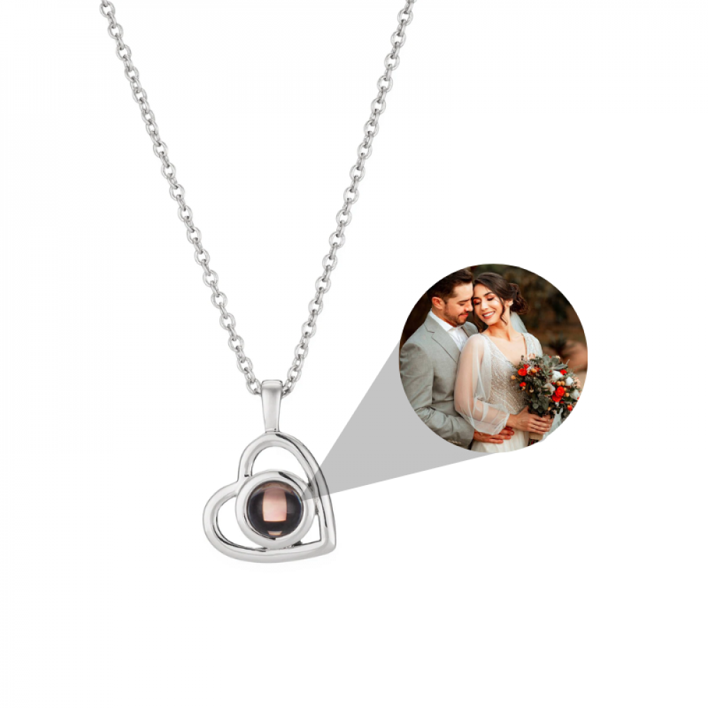 Colar Heart - Personalizado com Foto - Divinuss