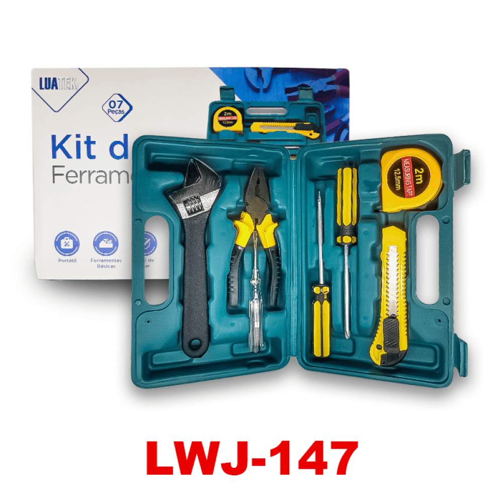 Kit de Ferramenta 7 Peças - D'mais Magazine