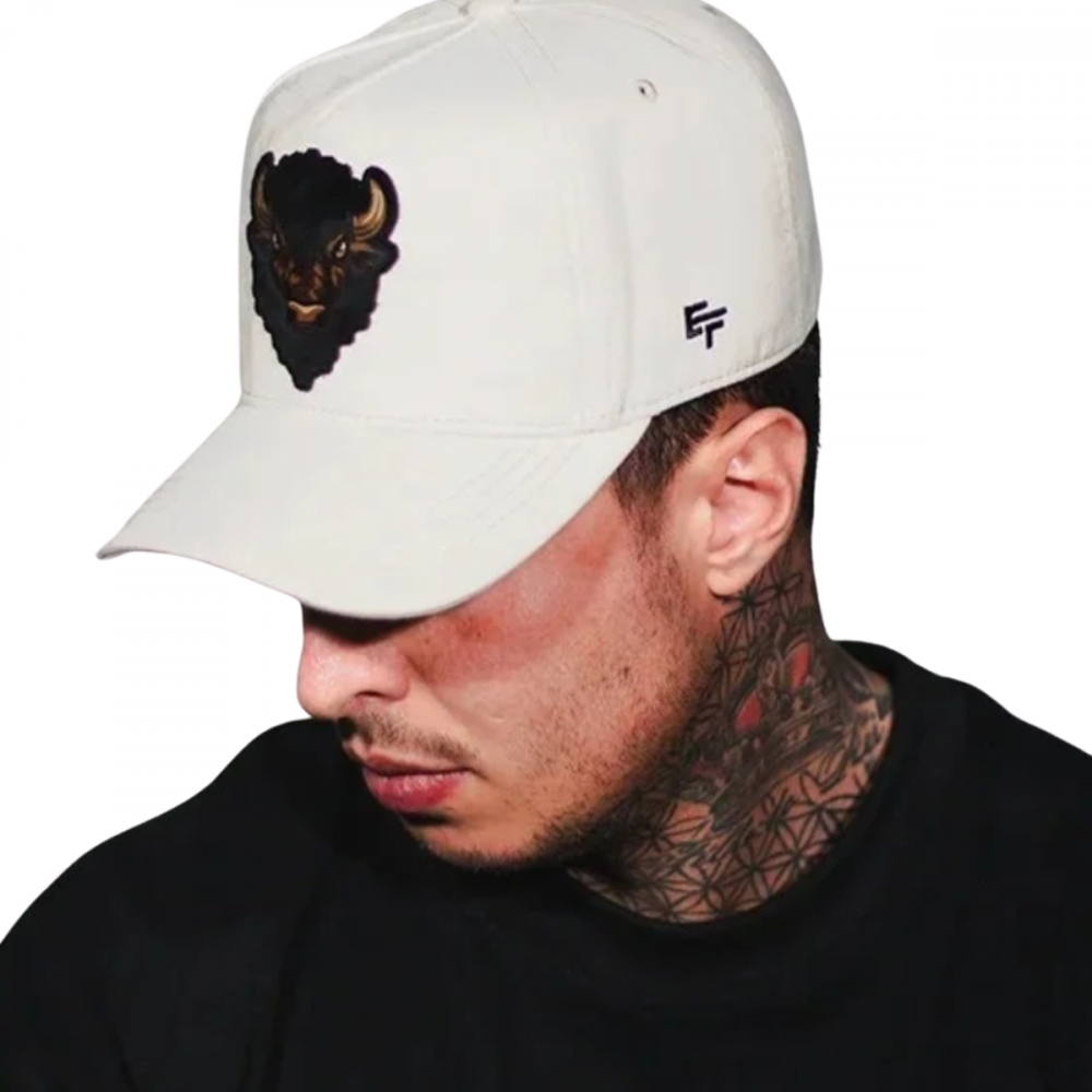 Boné Suede Off White - DMIX