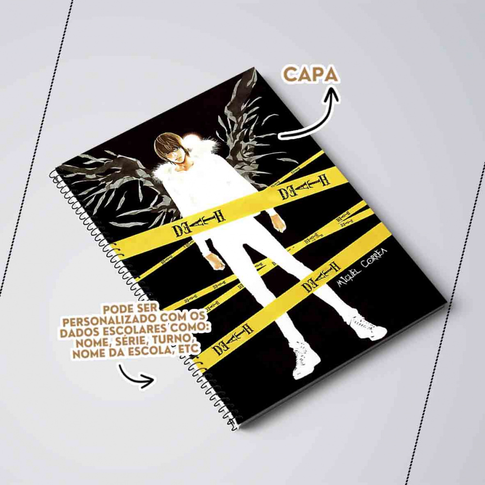 Caderno Personalizado Death Note - Dois A Design