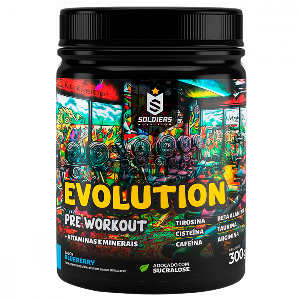 Pré Treino Evolution 300g - Soldiers Nutrition - DragonPower