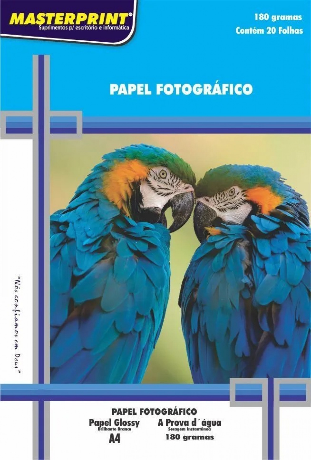 Papel Fotográfico 180g A4 20 Fls Masterprint - Draw Papelaria
