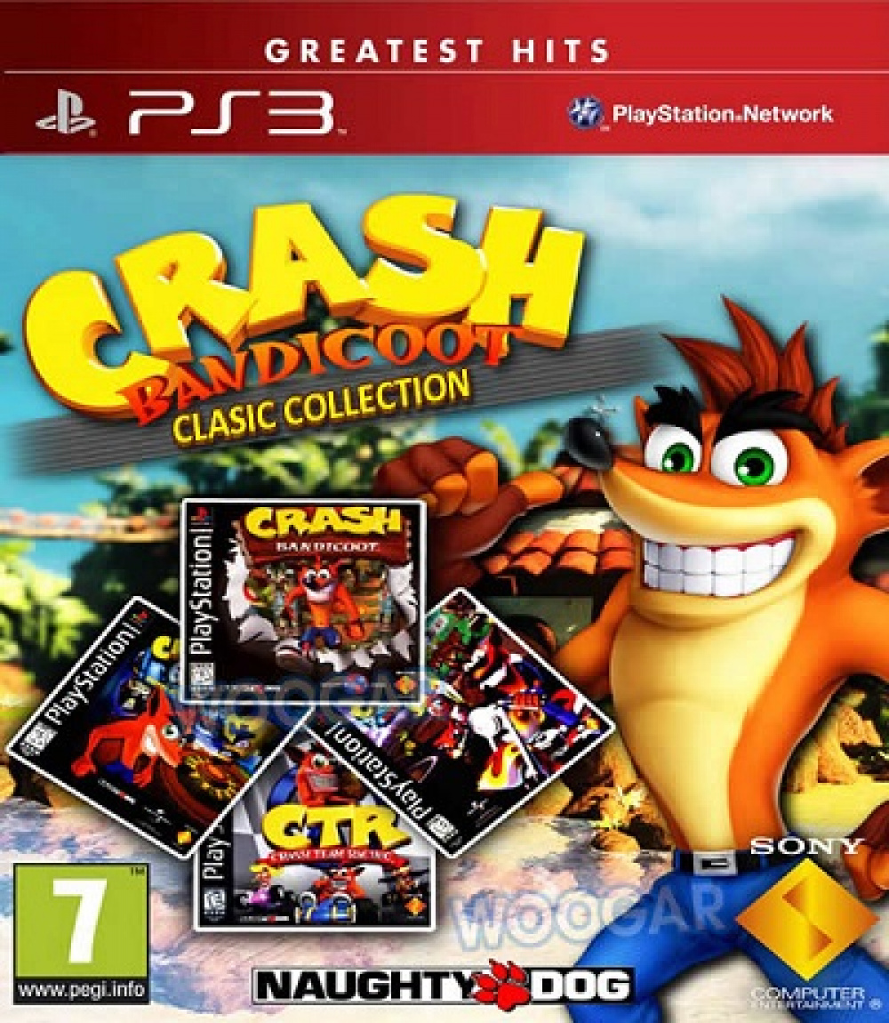 Crash Bandicoot Quadrilogia ( Crash 1, 2, 3 e CTR) PS3 - Dream Games Store