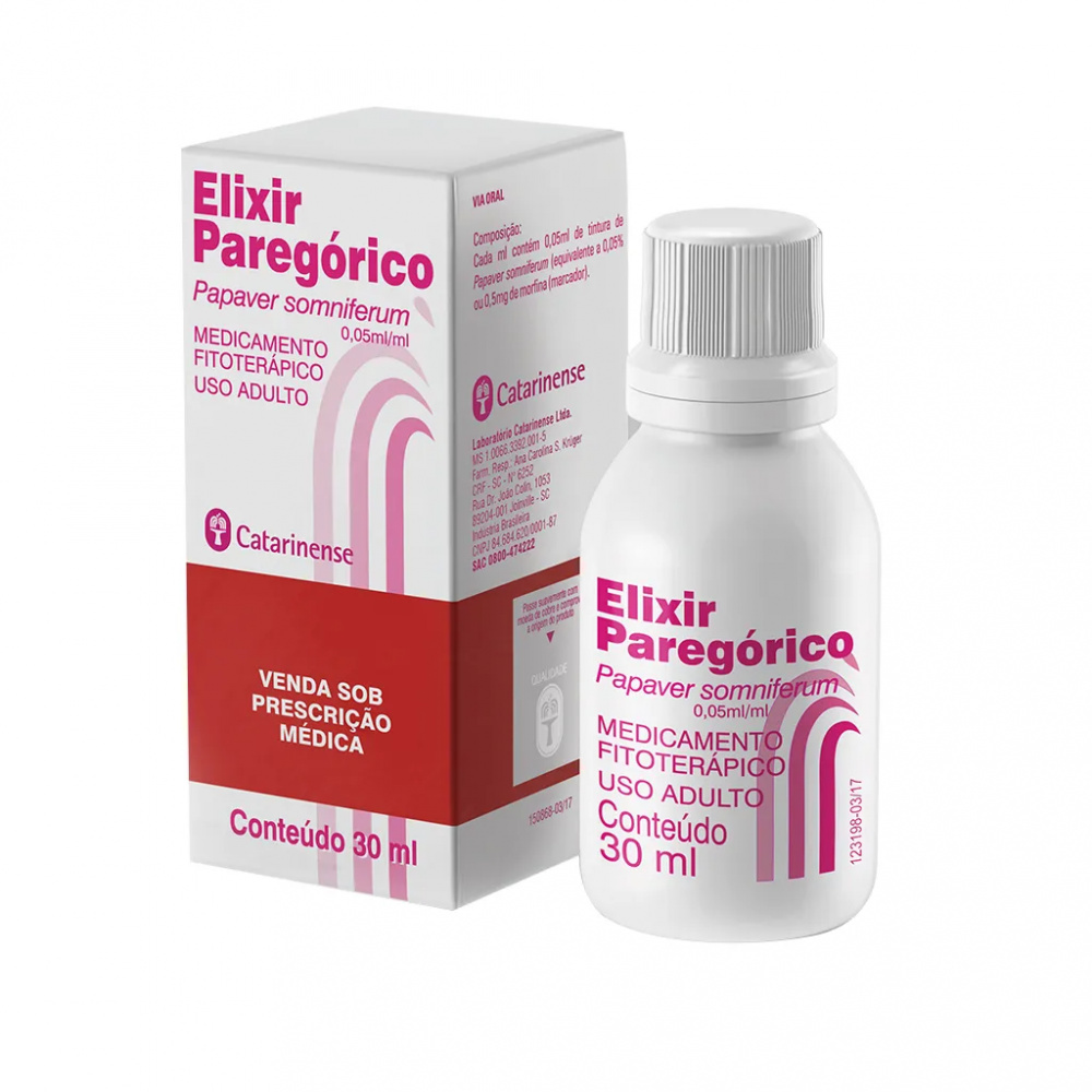 Elixir Paregórico Catarinense 30ml - Drogaria Eliza