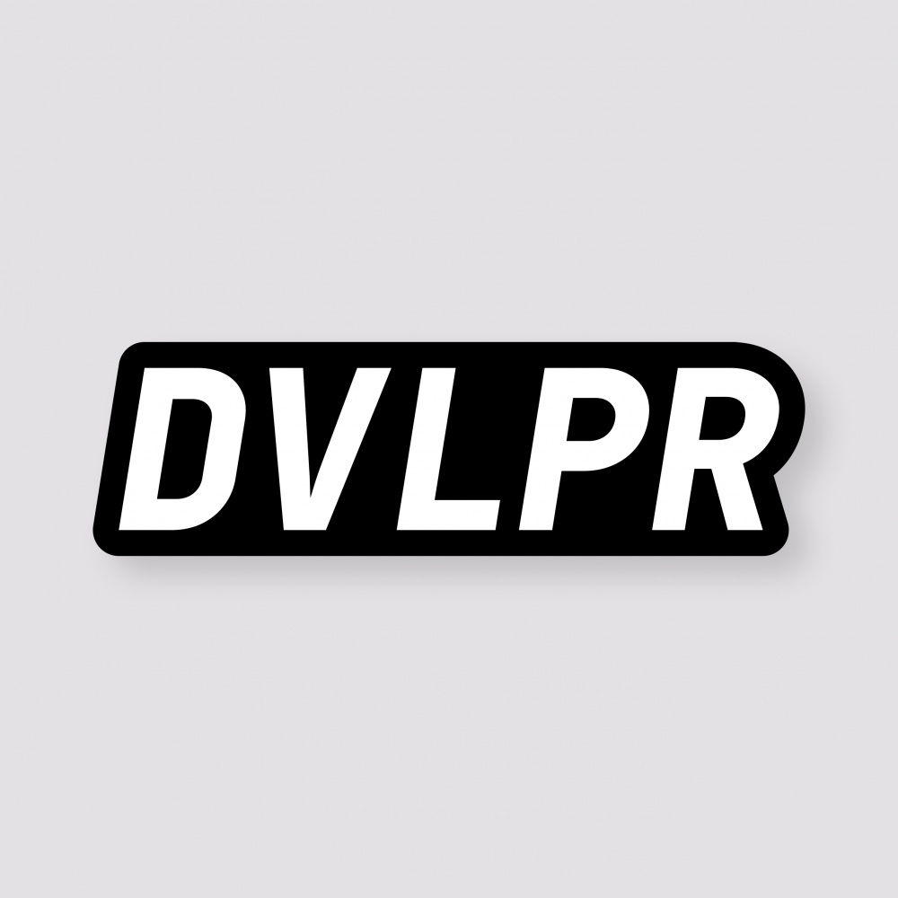 Adesivo DVLPR - DVLPR | Seu estilo além do style.css