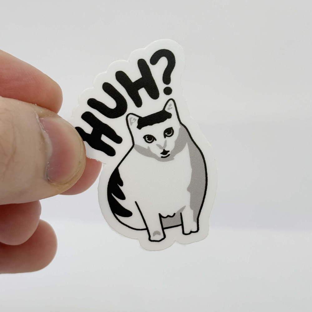 Adesivo Gato UH - DVLPR | Seu estilo além do style.css
