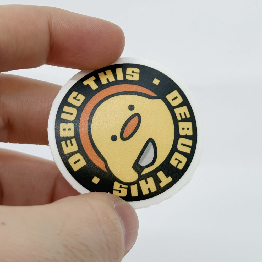 Adesivo Pato Puto - DVLPR | Seu estilo além do style.css