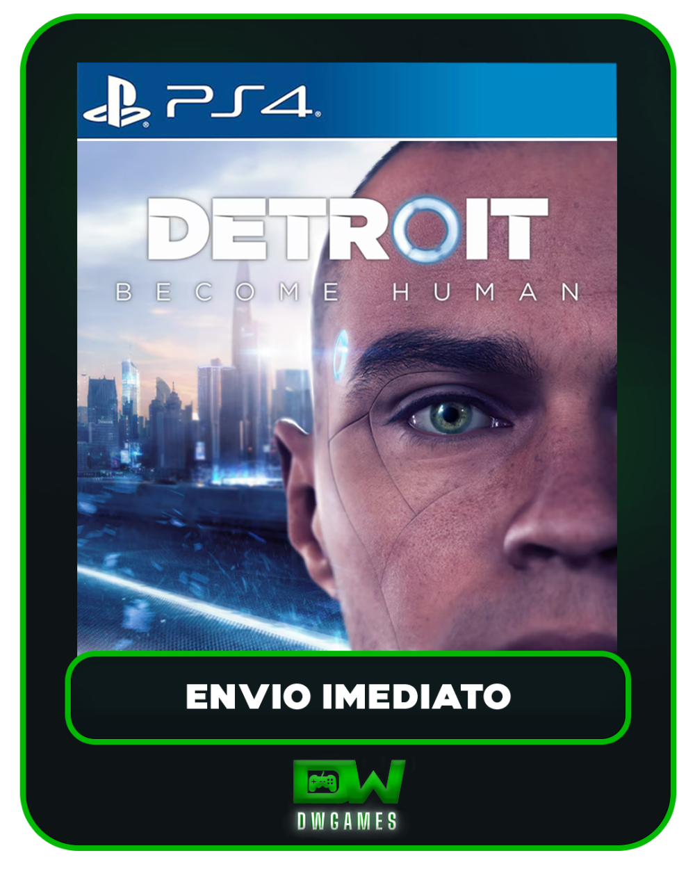 Detroit: Become Human - Edição Padrão - PS4 - Mídia Digital - Dw Games
