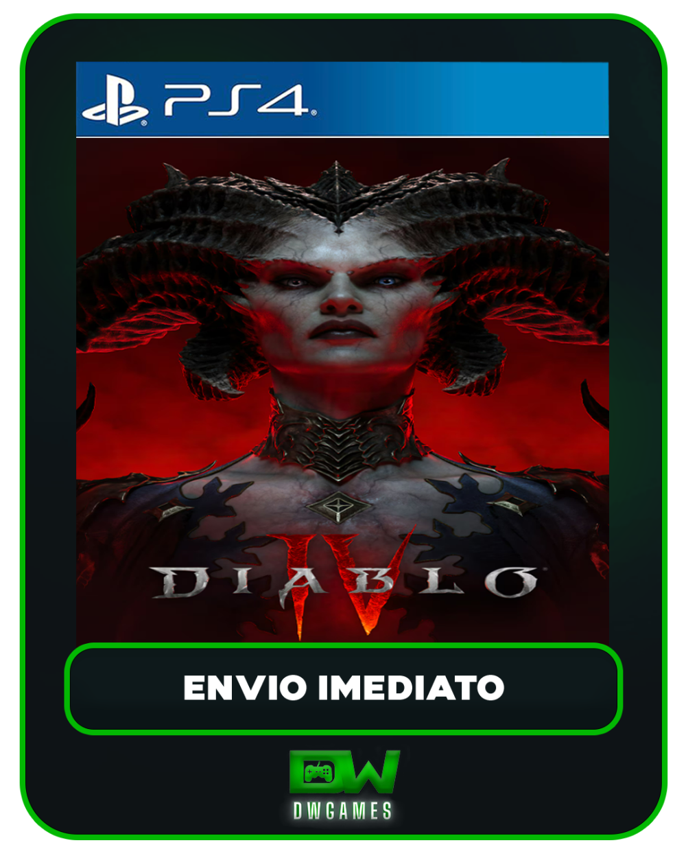 Diablo IV - PS4 - Edição Padrão - Mídia Digital - Dw Games