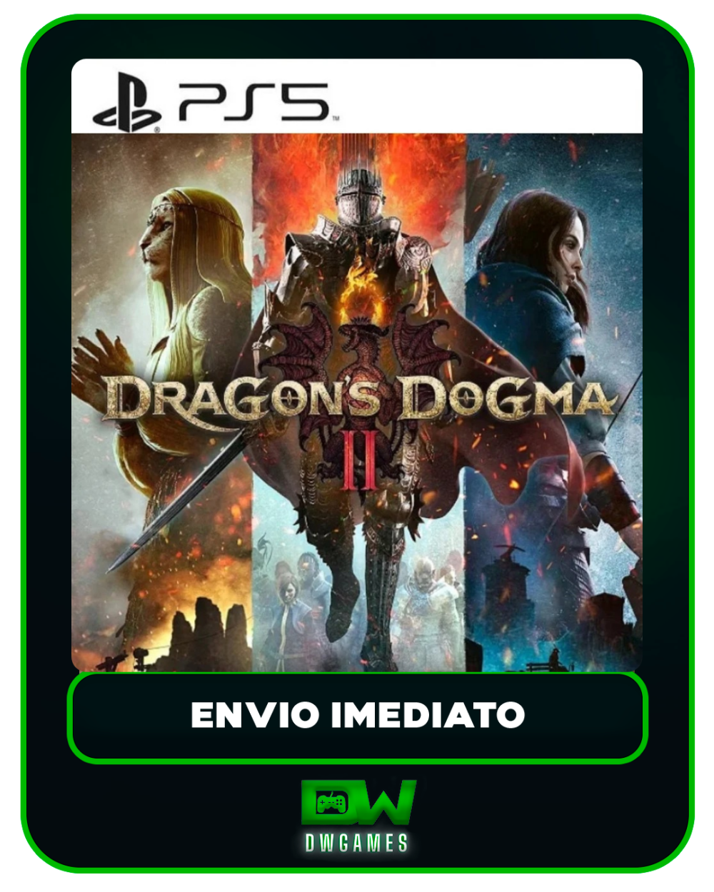 Dragons dogma 2 - PS5 - Edição Padrão - Mídia Digital - Dw Games