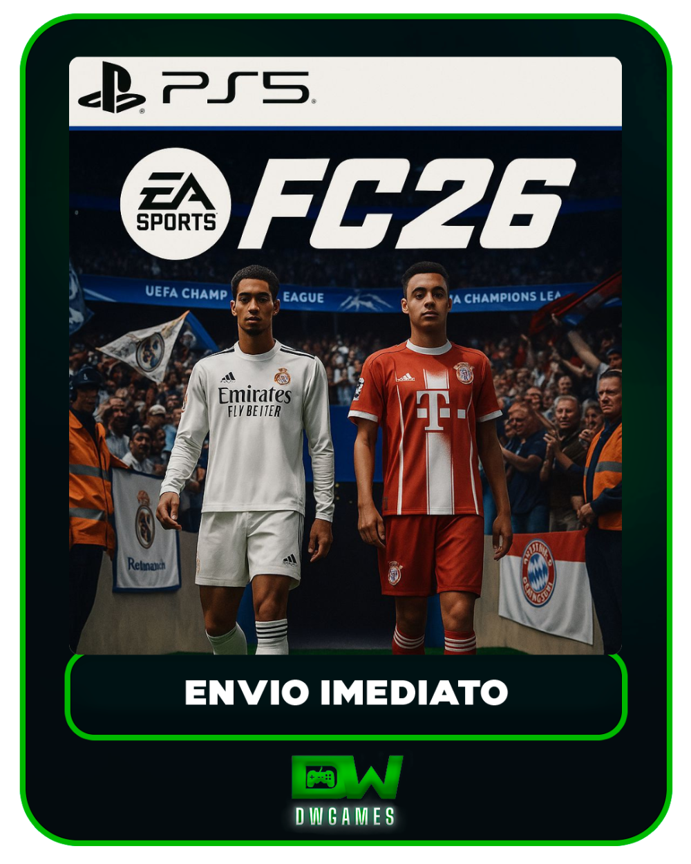 EA Sports FC 26 - PS5 - FIFA 26 - Edição Standard - Mídia Digital - Dw ...