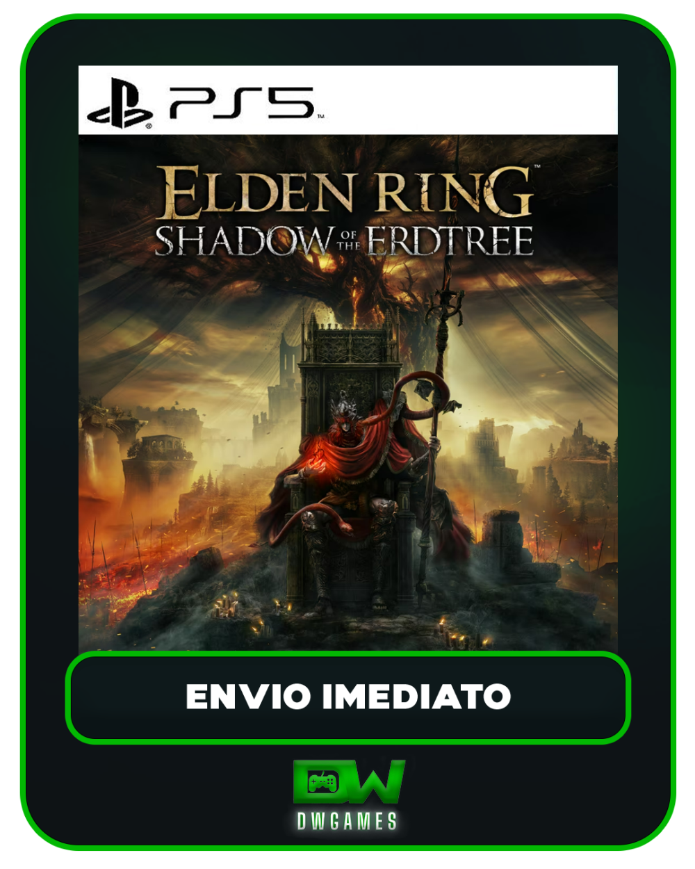 Elden Ring Shadow Of The Erdtree - PS5 - Midia Digital - Dw Games