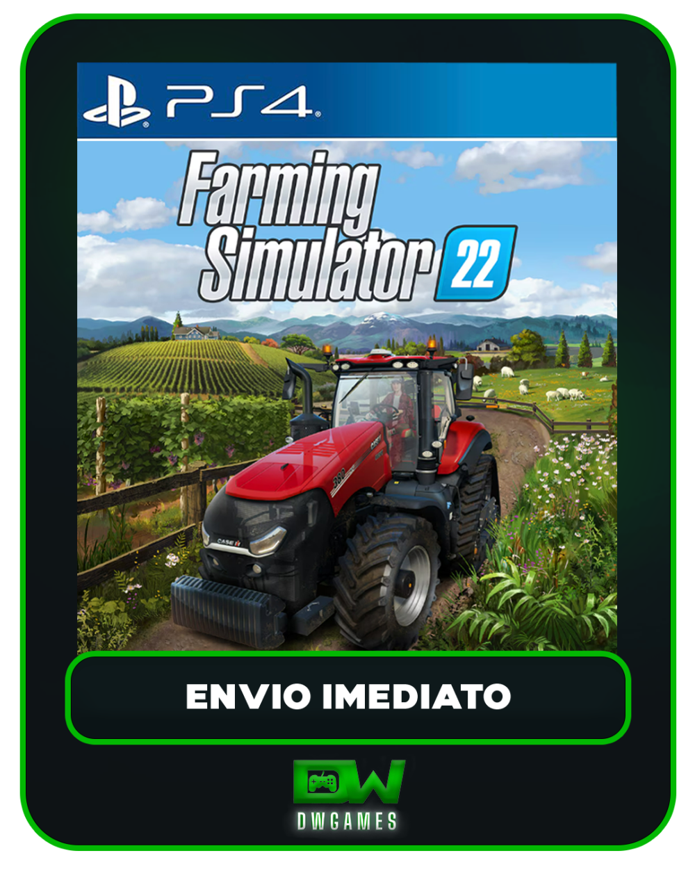 Farming Simulator 22 - PS4 - Edição Padrão - Mídia Digital - Dw Games